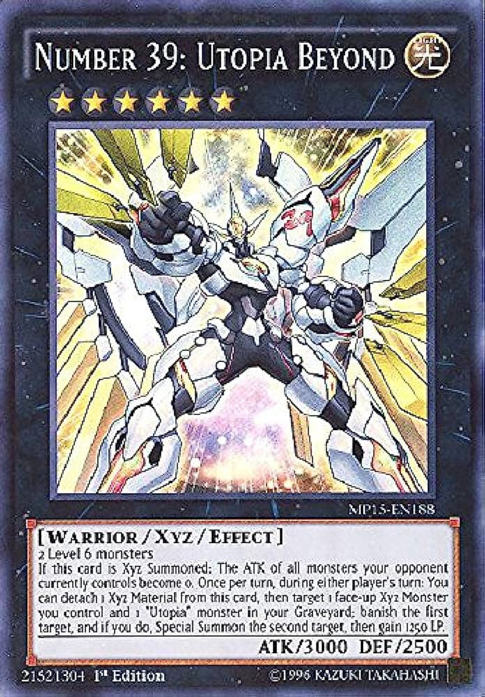 Yugioh! Number 39: Utopia Beyond - MP15-EN188 - Super Rare - 1st ...