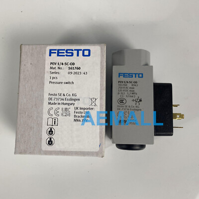 1pcs New Festo PEV-1/4-SC-OD 161760 Pressure Switch New / | eBay