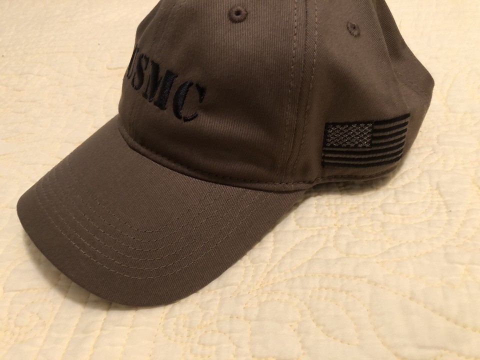USMC - (2-cap Set) - US MARINES - Adjustable - Red/Olive - BRAND NEW | eBay