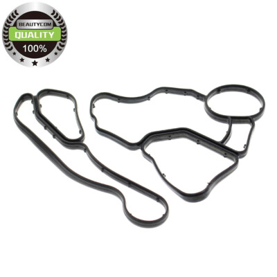 For BMW Oil Filter & Cooler Housing Gasket Seal Set E60 E90 E91 325i ...
