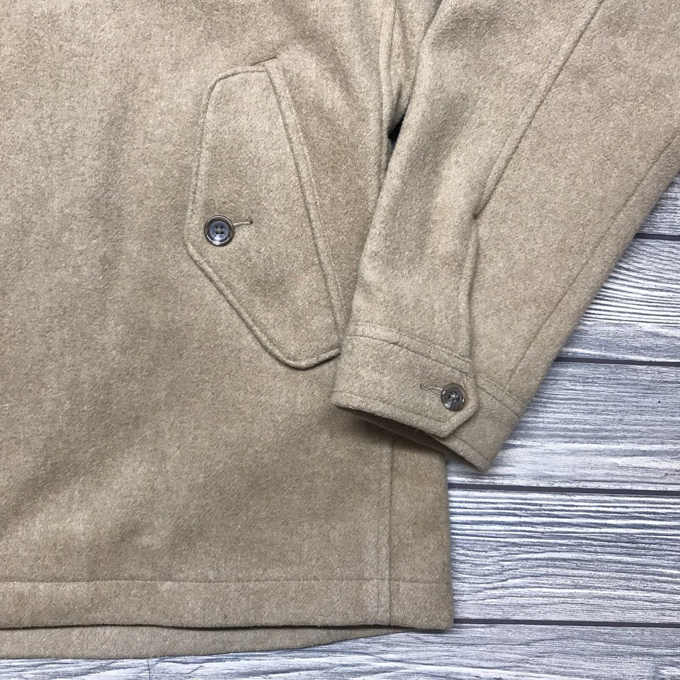 Vintage Polo Ralph Lauren Men’s Button Collar Wool Driving Jacket Full ...