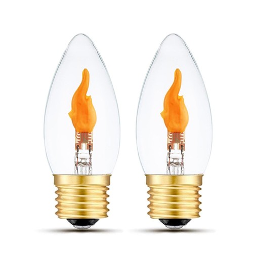 LED Flickering Light Bulbs E26 Flame Effect Bulb Standard Base, Fire ...
