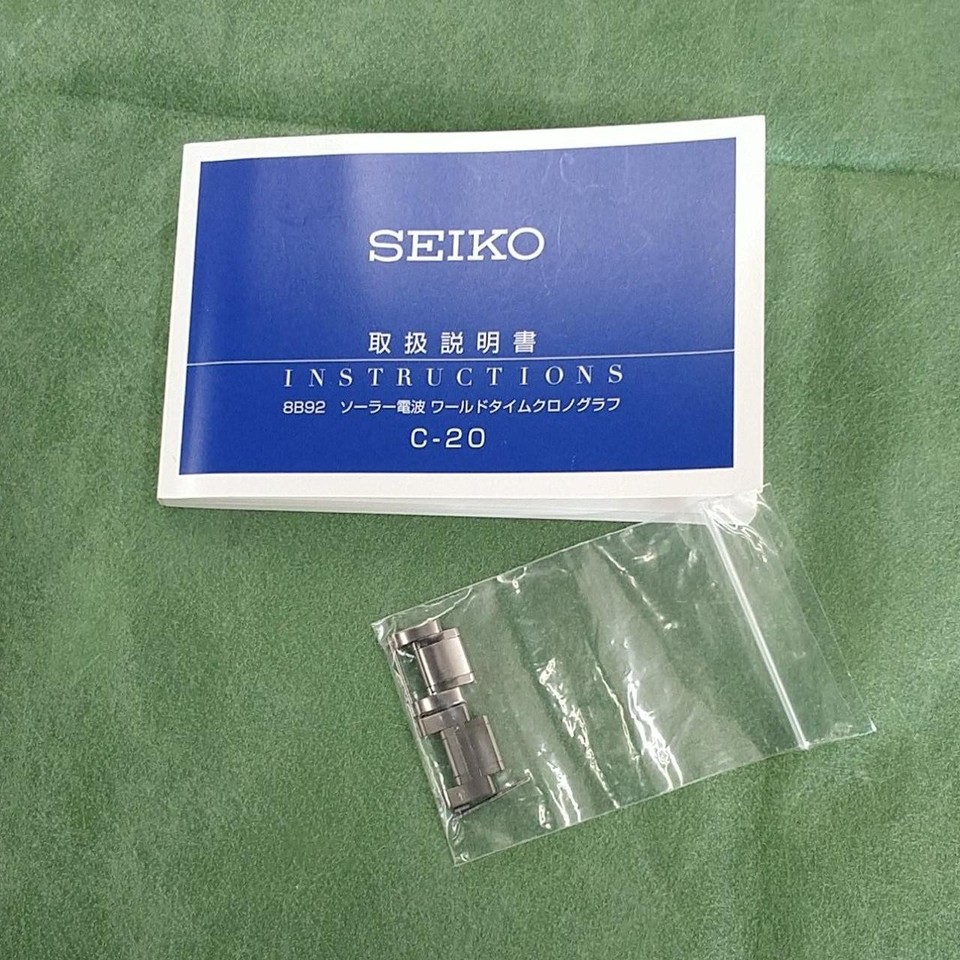 Seiko 8B92-0AD0 Dolce Quartz Watch Stainless Steel Black Dial | eBay