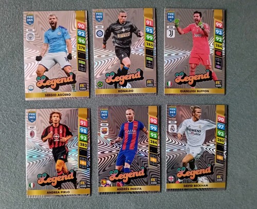 Fifa 365 Adrenalyn XL 2025 • Alle 6 Legend Karten • Panini Cards ...