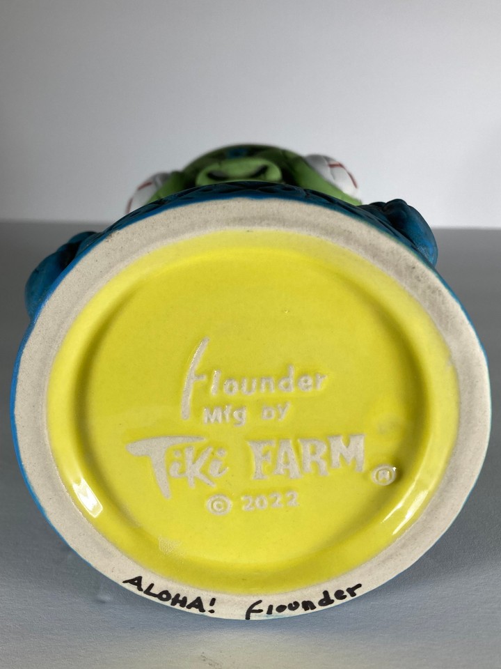Signed “Glutton” Tiki Mug, Tiki Farm by Flounder | eBay