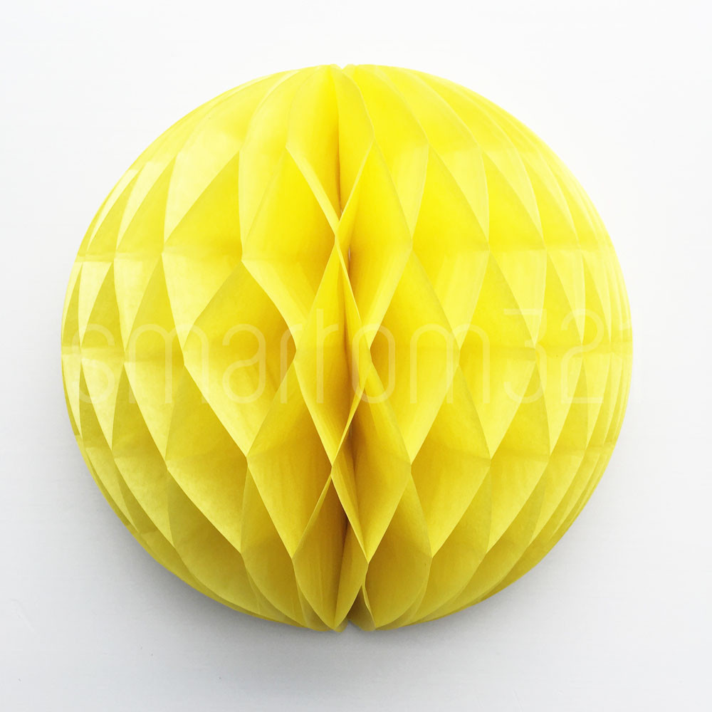 HONEYCOMB Hanging Paper BALLS Wedding Birthday Garland Party Deco Gold ...