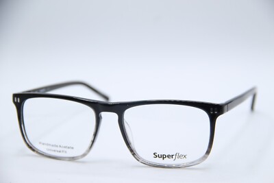NEW SUPERFLEX SF-591 S403 BLACK GRADIENT AUTHENTIC DESIGNER EYEGLASSES ...
