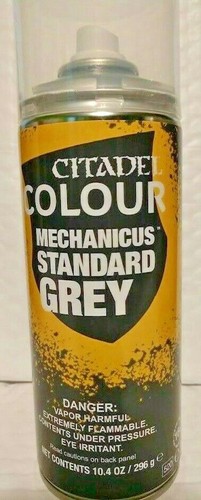 CITADEL COLOUR MECHANICUS STANDARD GREY MODEL SPRAY PAINT NEW | eBay