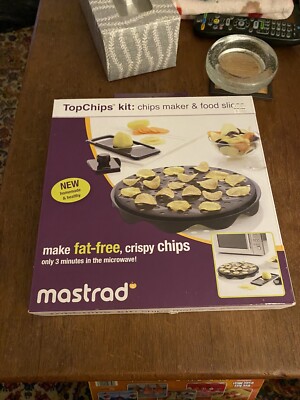 Mastrad TopChips Kit Microwave Potato Chips Maker Food Slicer Vegetable ...