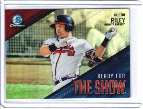 2019 Bowman Chrome Austin Riley Ready for the Show Refractor Rookie ...