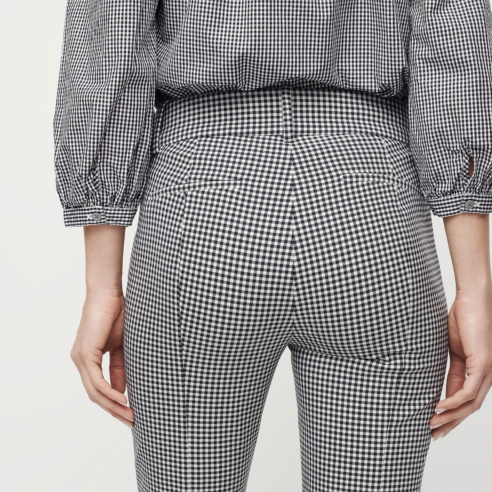 J Crew NWT $128 Cameron Slim Crop Pant in Four Season Stretch Gingham ...