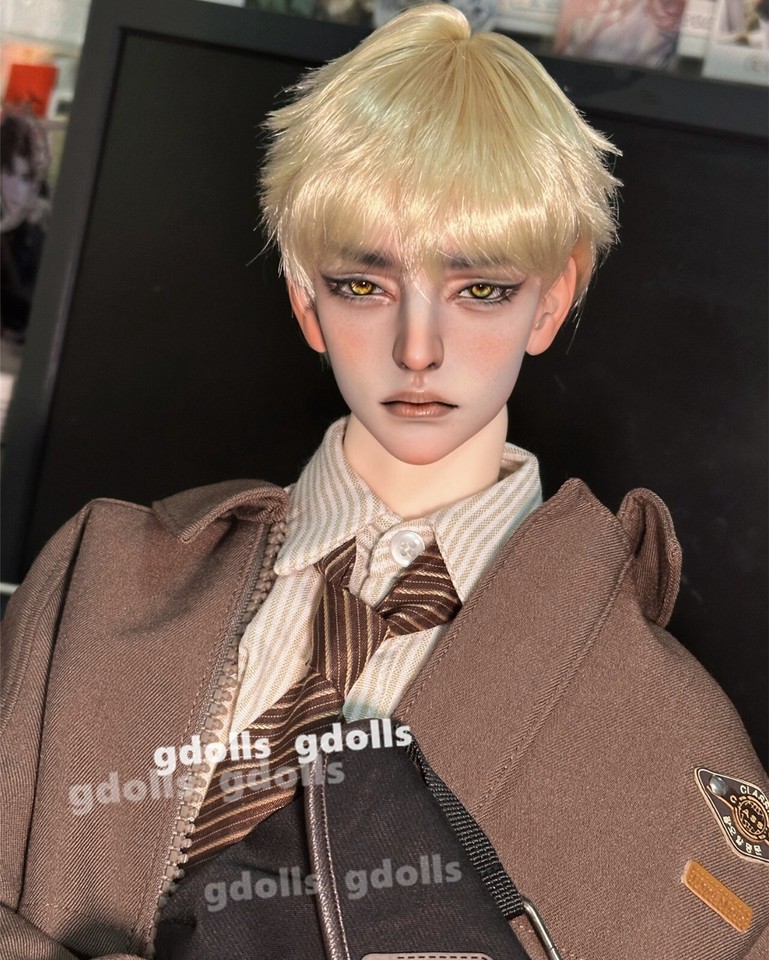 1/3 BJD Doll Uncle Man Boy Face Make up + Eyes Resin Figure | eBay