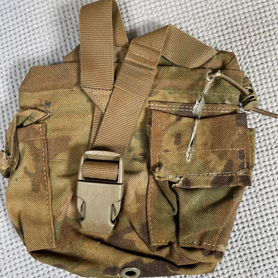 DAMAGED USGI OCP Multicam Molle II 1QT General Purpose Canteen Pouch ...