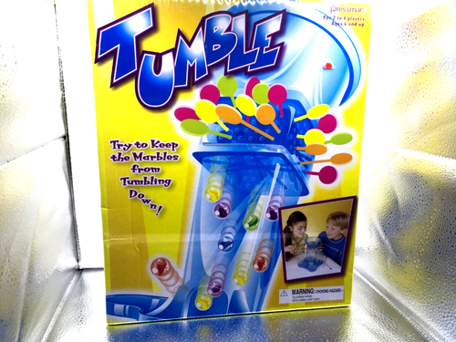 New TUMBLE GAME MARBLE ACTION board family game Keep Marbles From ...