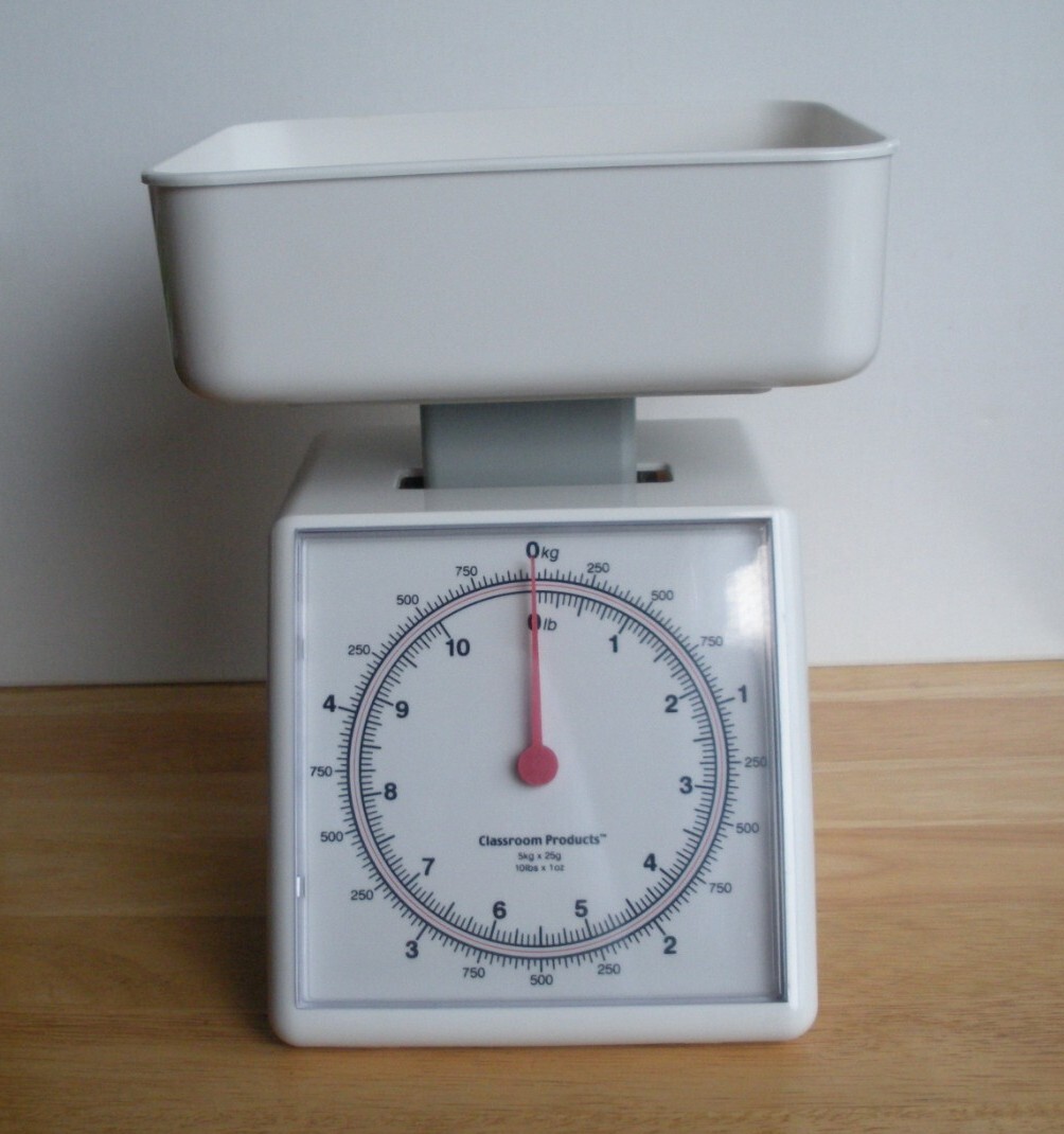Classroom Products Weight Scale 5 kg/10 lbs #32005 1 oz. Increments ...