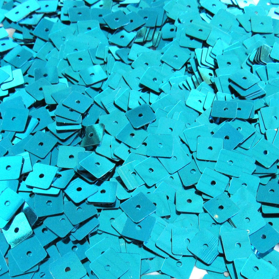 Sequins Squares Loose Various Colors Blue Pink Red Iris Crystal Pink ...