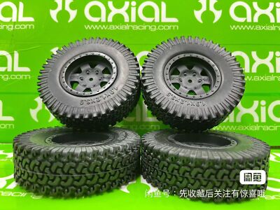 1.9 Crawler Car Axial Wheels Tires set 4pcs 1/10 rc car SCX10 TRX4 CC01 ...