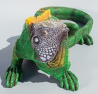 Lizard Sculpture Iguana Statue Garden Outdoor Wildlife Lawn Figure ...