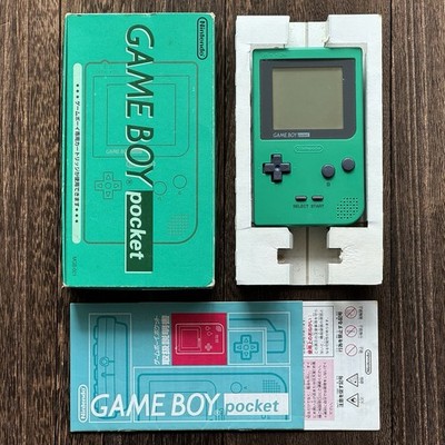 Nintendo Game Boy Pocket Green System MGB-001 Complete In Box CIB JP ...