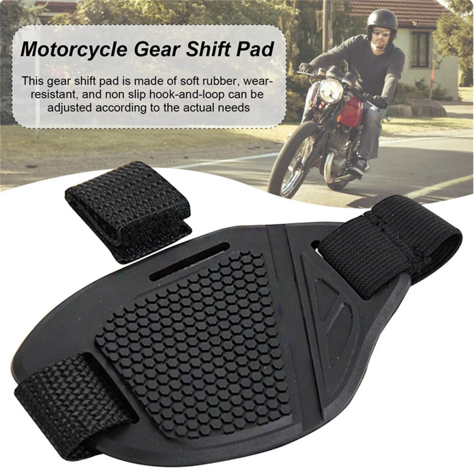 Oft Rubber Elastic Band Gear Shift Pad Riding Shoe Boot Protector Shoe ...