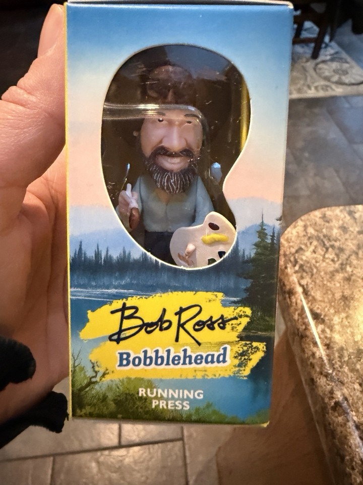 Bob Ross Bobblehead with Sound & Art Flipbook New In Box NIB | eBay