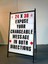 Sidewalk A Frame Changeable Letters Message Sign with 4 inch Letters ...