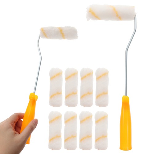 4 Inch Roller Brush Handle Multi-function Paint Mini Painting Wallpaper ...