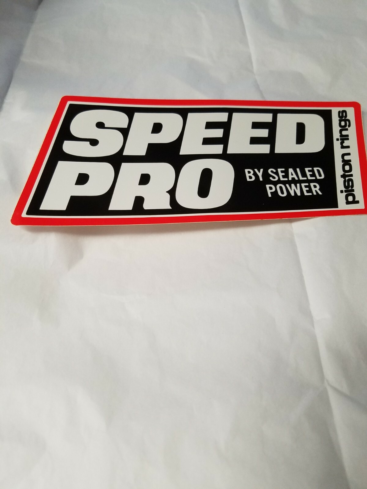 SPEED PRO Piston Rings sheetmetal Sponsor Decal / sticker | eBay