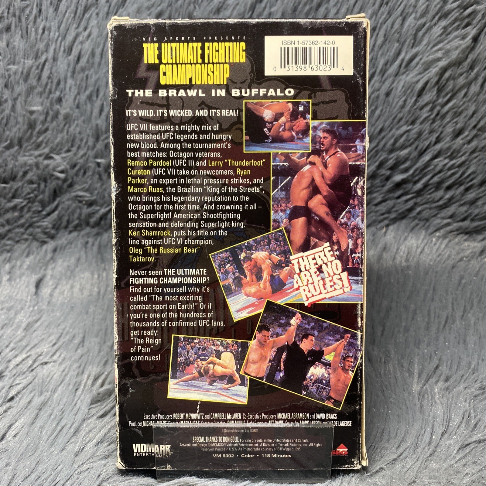 The Ultimate Fighting Championship VII 7 - The Brawl in Buffalo VHS ...