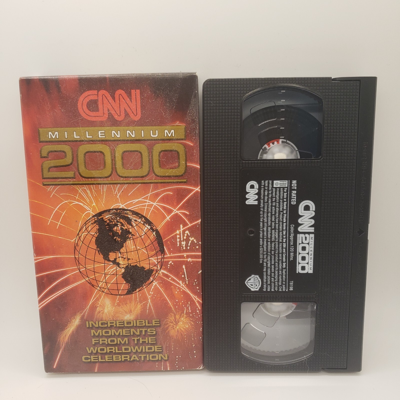 CNN Millennium 2000 VHS Cassette Incredible Moments Worldwide ...