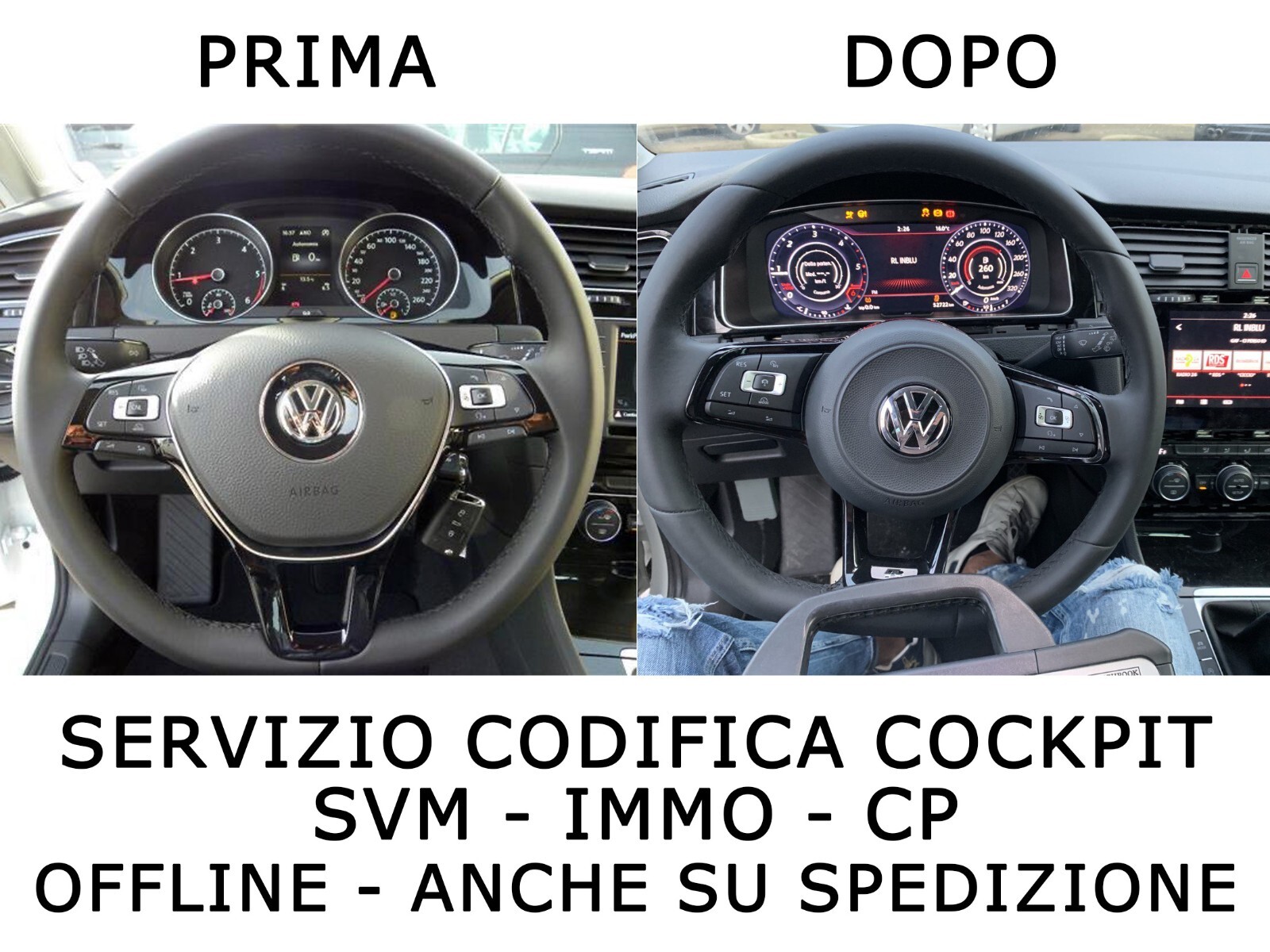 Facelift da Analogico a Cokpit per Gruppo VW - AUDI - SEAT - SKODA ...