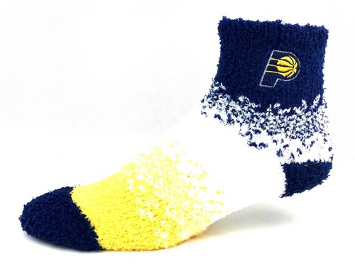 Indiana Pacers NBA Navy & Gold Marquee Soft Fuzzy Quarter Socks | eBay