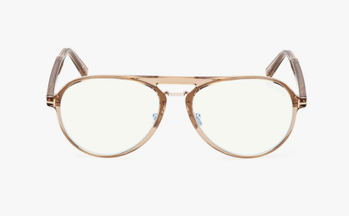 TOM FORD TF 5981-B Eyeglasses 045 Shiny light brown 57 new | eBay