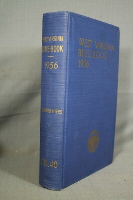 West Virginia Blue Book 1956 vol. 40 with map | eBay