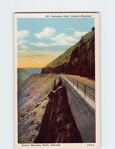 Postcard Sensation Point Lookout Mountain Denver Mountain Parks ...