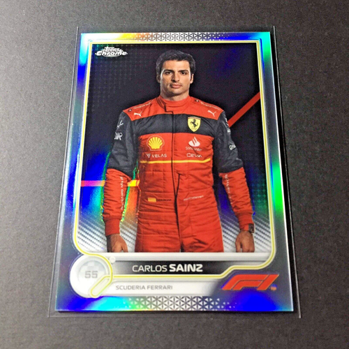 2022 Topps Chrome Formula 1 — Carlos Sainz Ferrari F1 — Portrait ...