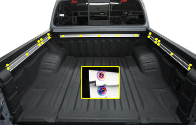 Utili-Track Sides & Rear Fastener Kit for '05+ Frontier D40/D41 ...