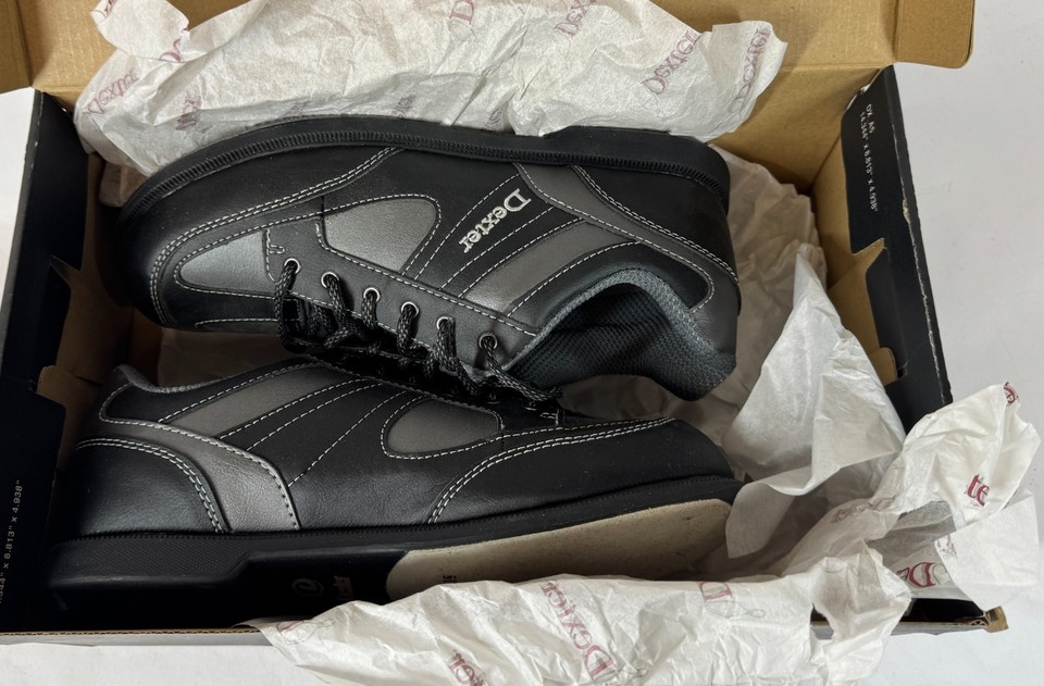 Dexter Pro Am II 2 Black Grey Alloy B2255-1 Mens Lace Up Bowling Shoes ...
