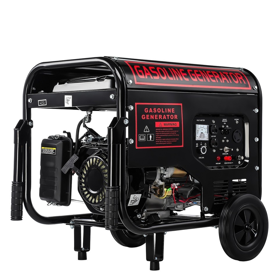5000W Portable Inverter Generator Gas Powered Quiet for Home Backup ...