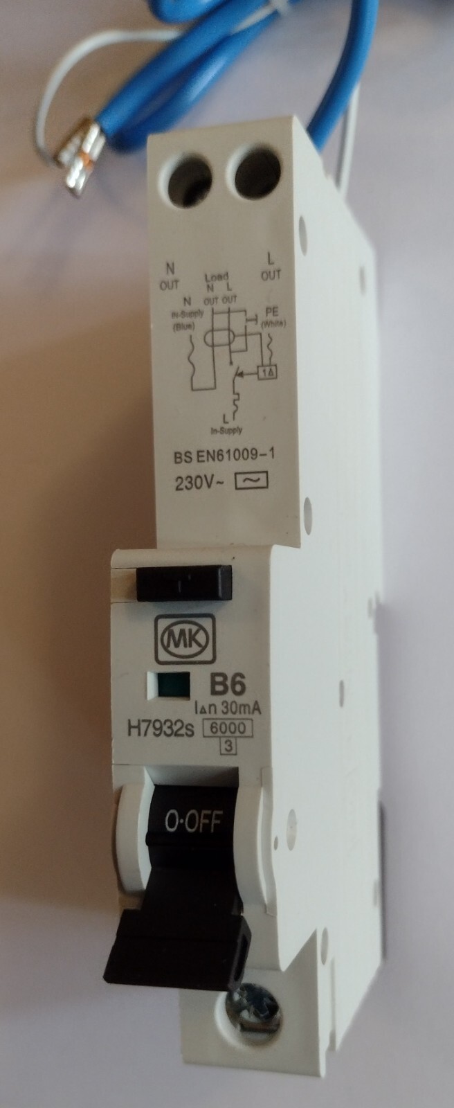 Mk H79 series RCBO 30mA 40A, 32A, 16A, 6A Type B 6k ! New Boxed ! AC ...