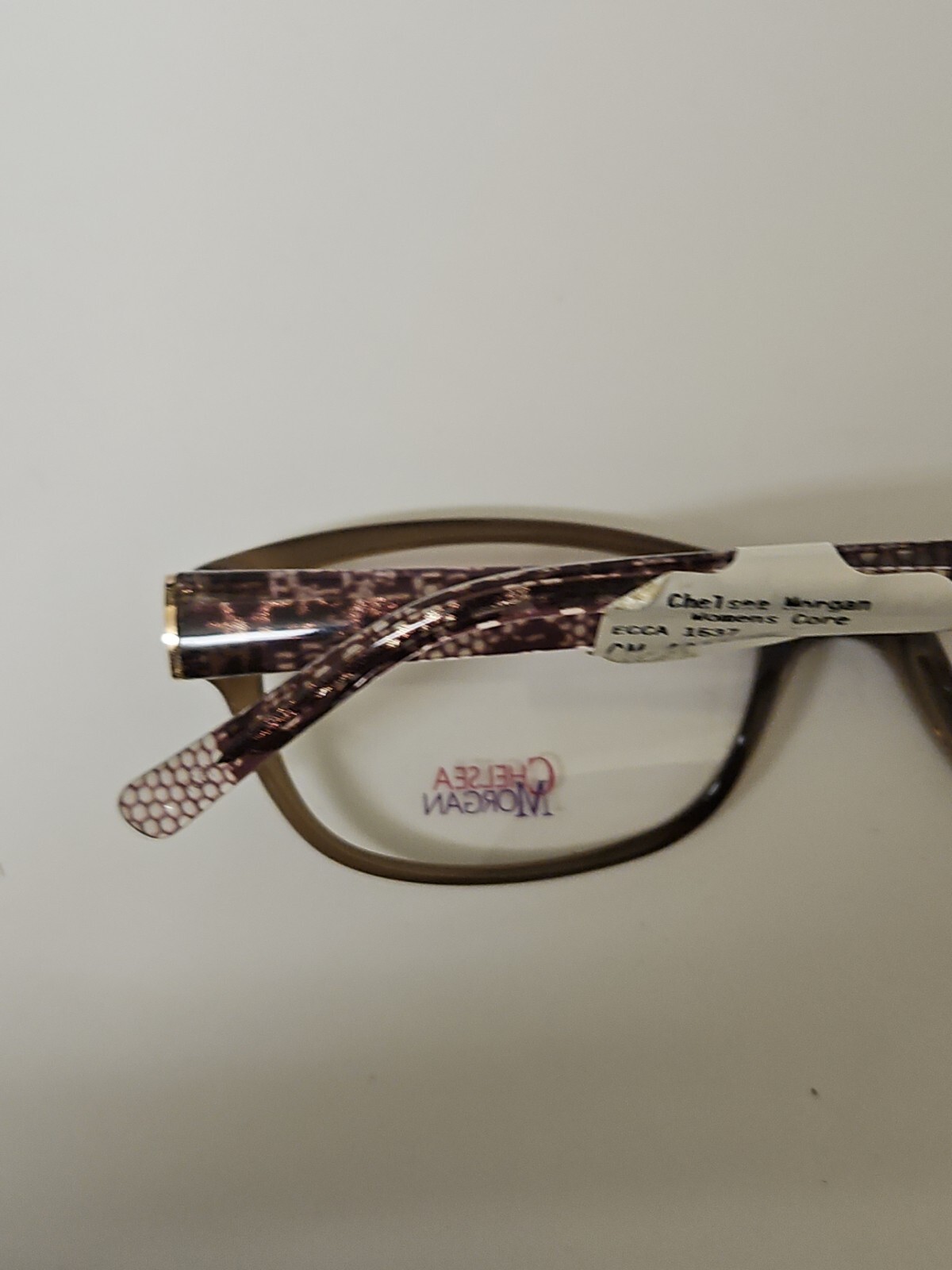 Chelsea Morgan CM 4011 TP Round Womens Brown Eyeglasses Frames 53[]16 ...