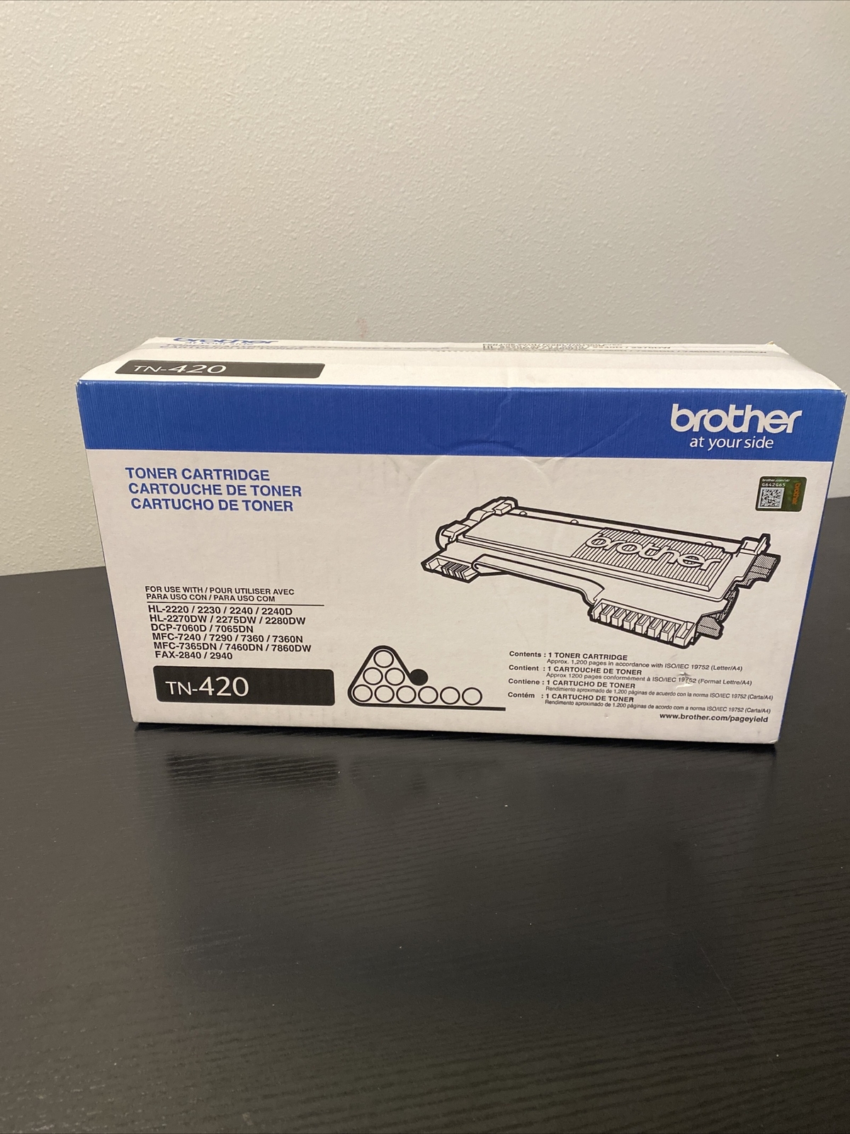 GENUINE BROTHER TN-420 TONER CARTRIDGE BRAND NEW SEALED BOX | eBay