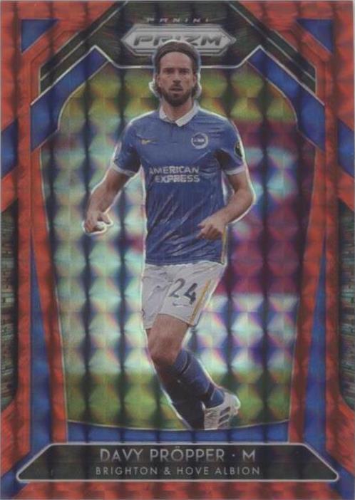2020-21 Panini Prizm Premier League - Davy Propper #172 Red Mosaic ...