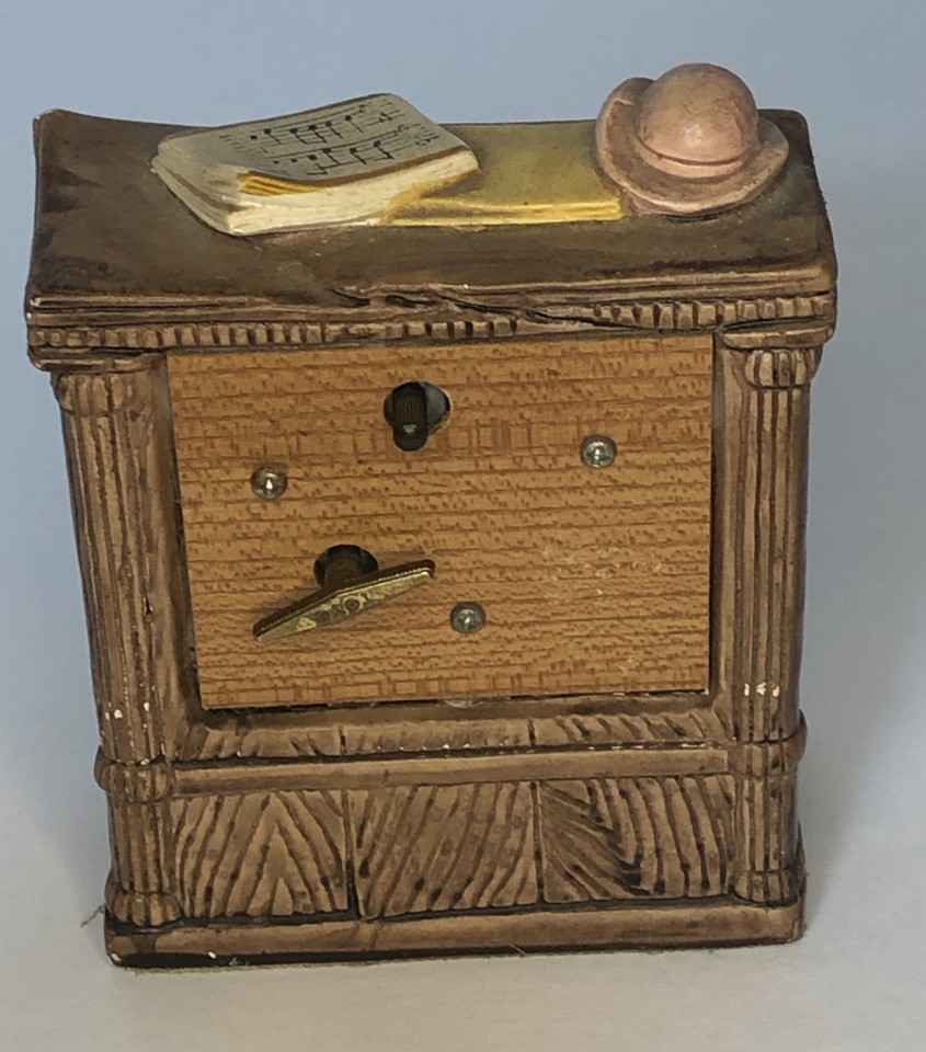 Vintage TOYO Porcelain Playing Piano Music Box - Japan - Tested & Works ...