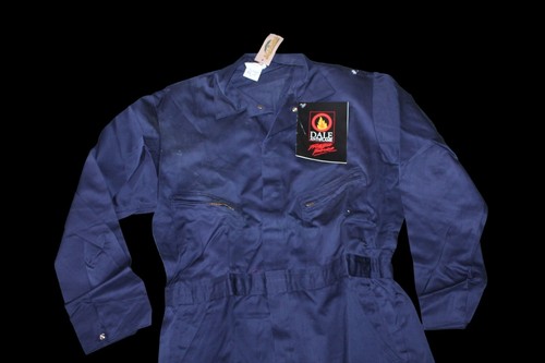 Men's Topps CO91 3705 Navy Blue Dale Antiflame Coveralls Size 44 Tall ...