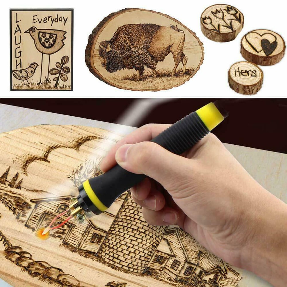Heat-Resistant Replacement Pyrography Pen for 50W Pyrography Machine ...