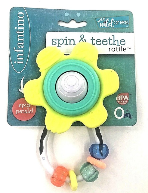 Infantino Spin & Rattle Teether Baby Gift BPA for sale online | eBay