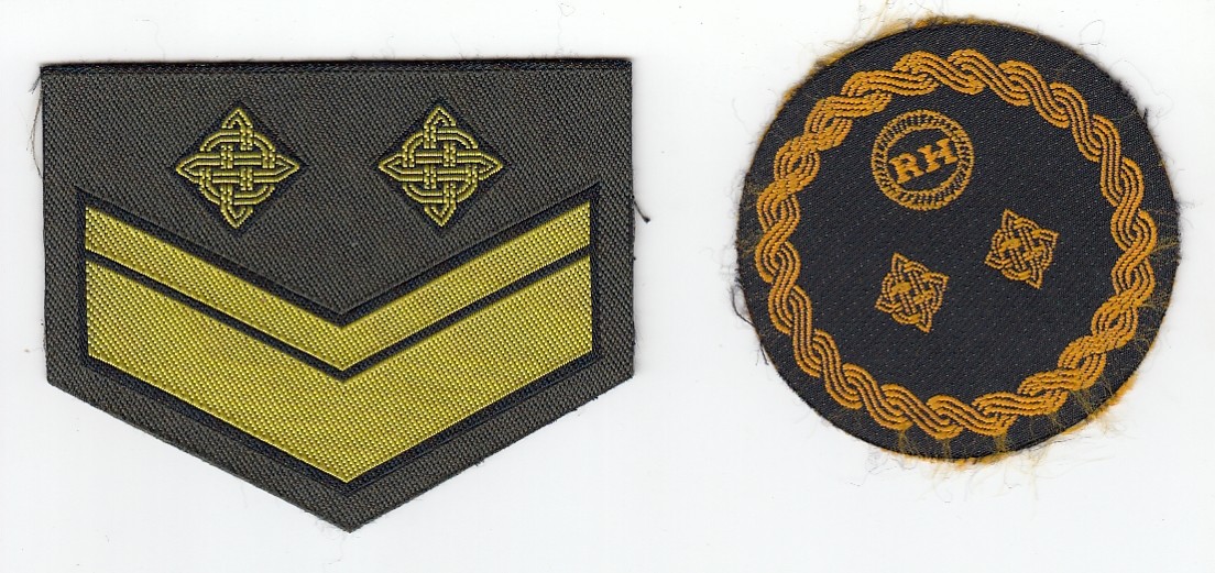 CROATIA ARMY, COMMANDING INSIGNIAS-PLATOON COMMANDER + MASTER SEARGENT ...