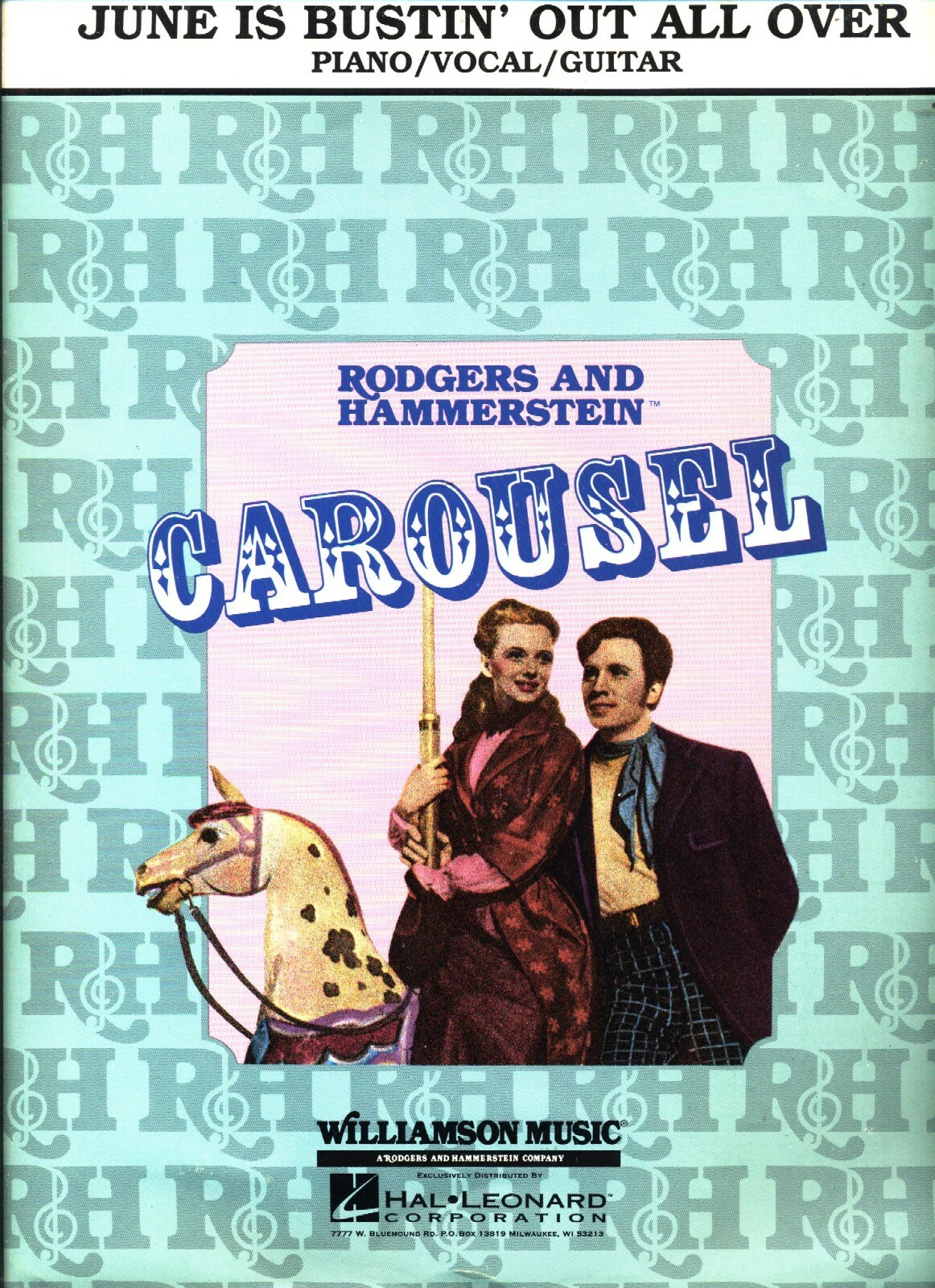 JUNE IS BUSTIN' OUT ALL OVER SHEET MUSIC CAROUSEL PIANO/VOCAL/GUITAR ...