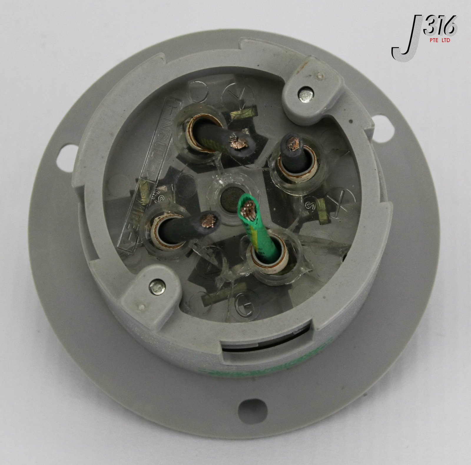 16181 HUBBELL FLANGED TWIST LOCK RECEPTACLE 20A 250V 3 PHASE 4 WIRE NEW ...